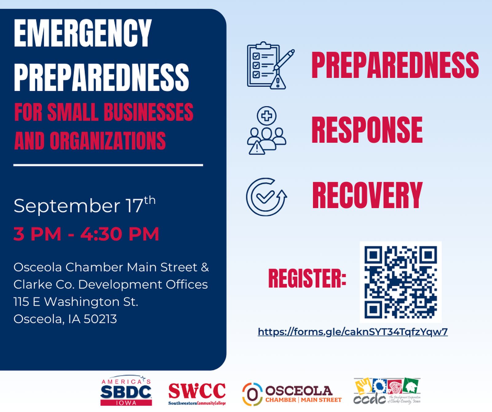 OCMS and CCDC Partner to Host Small Business Emergency Preparedness ...